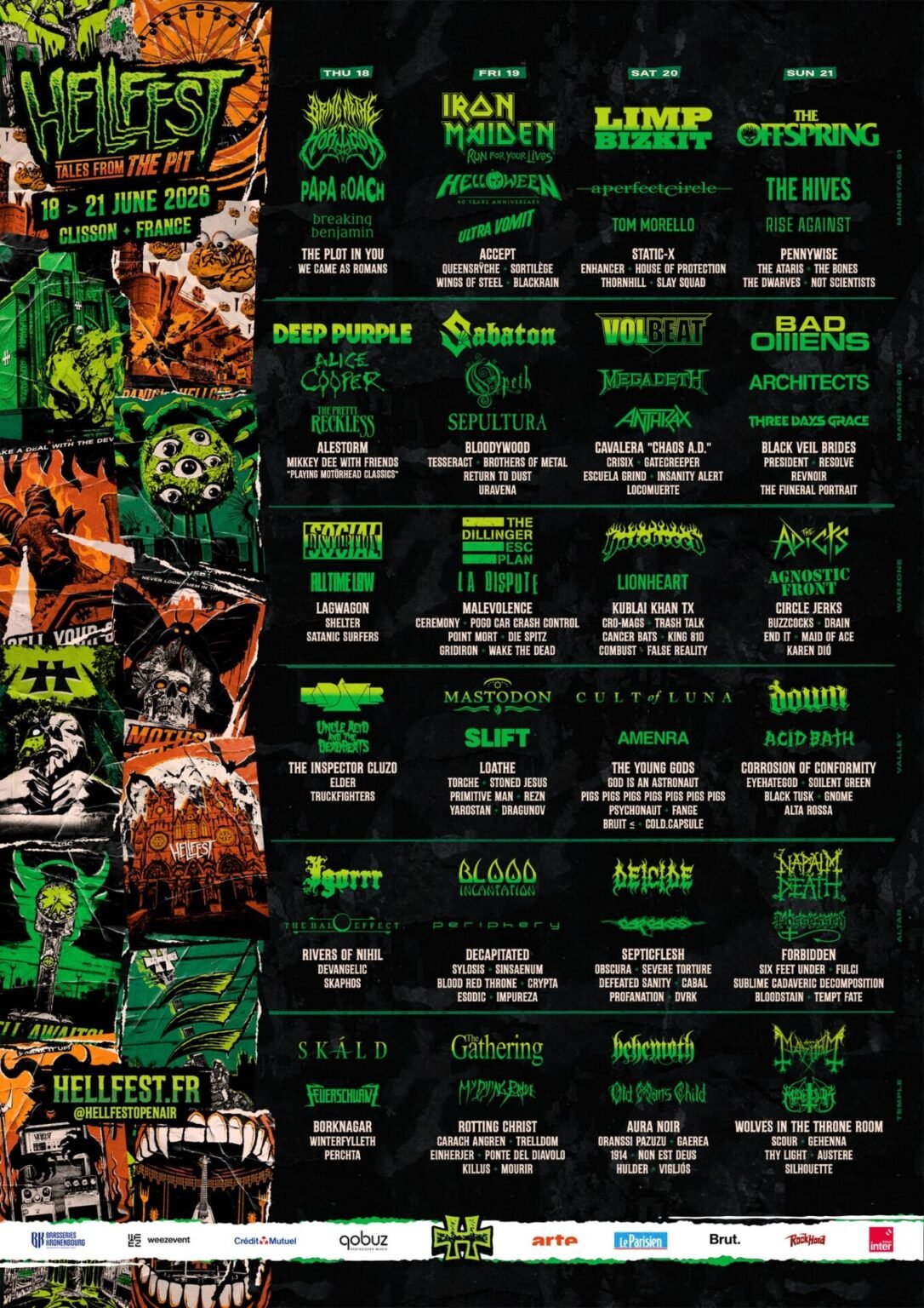 Hellfest 2026: el infierno de Clisson regresa con un cartel colosal ...