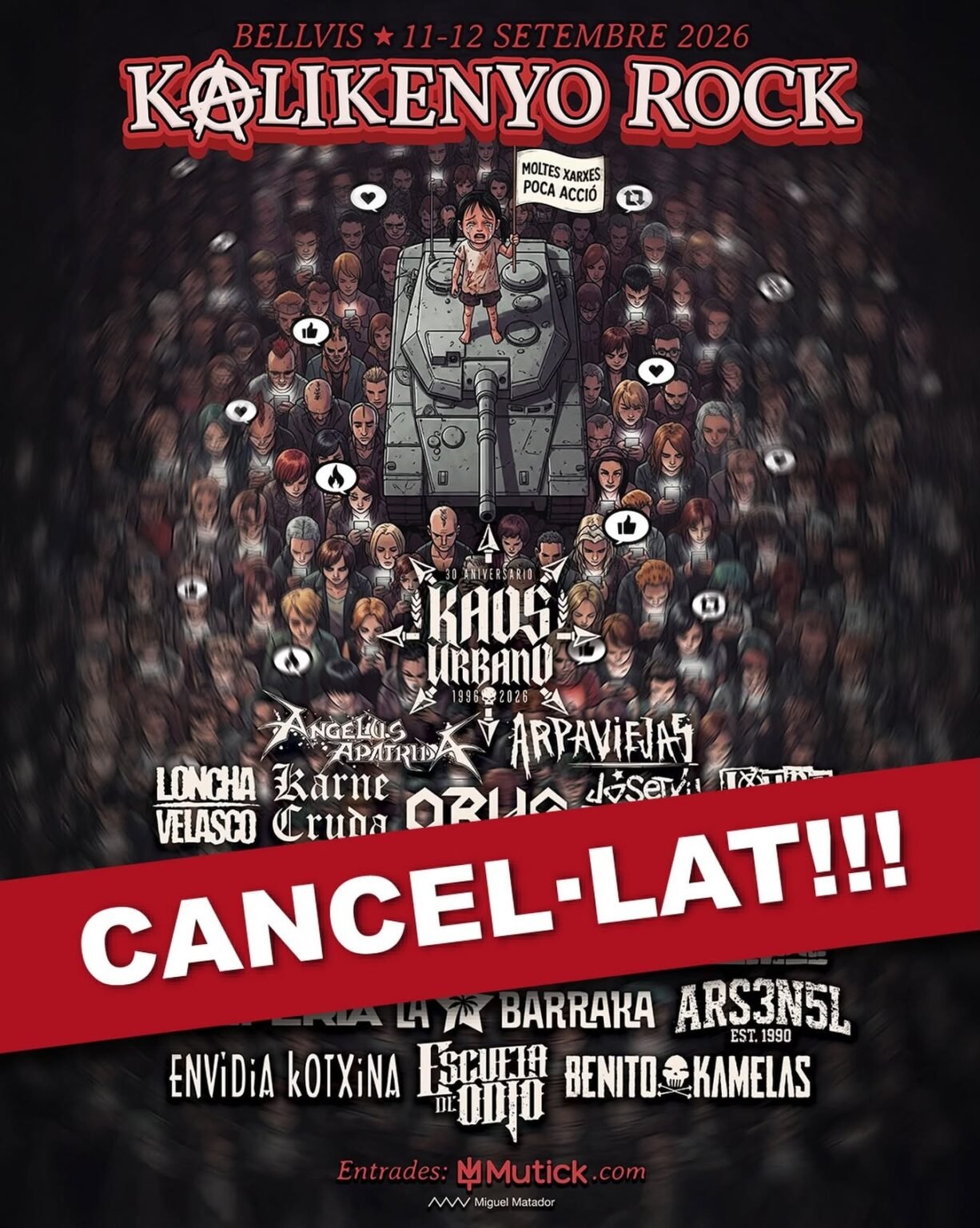 Kalikenyo Rock 2026 cancela su edición tras vender solo 241 entradas ...